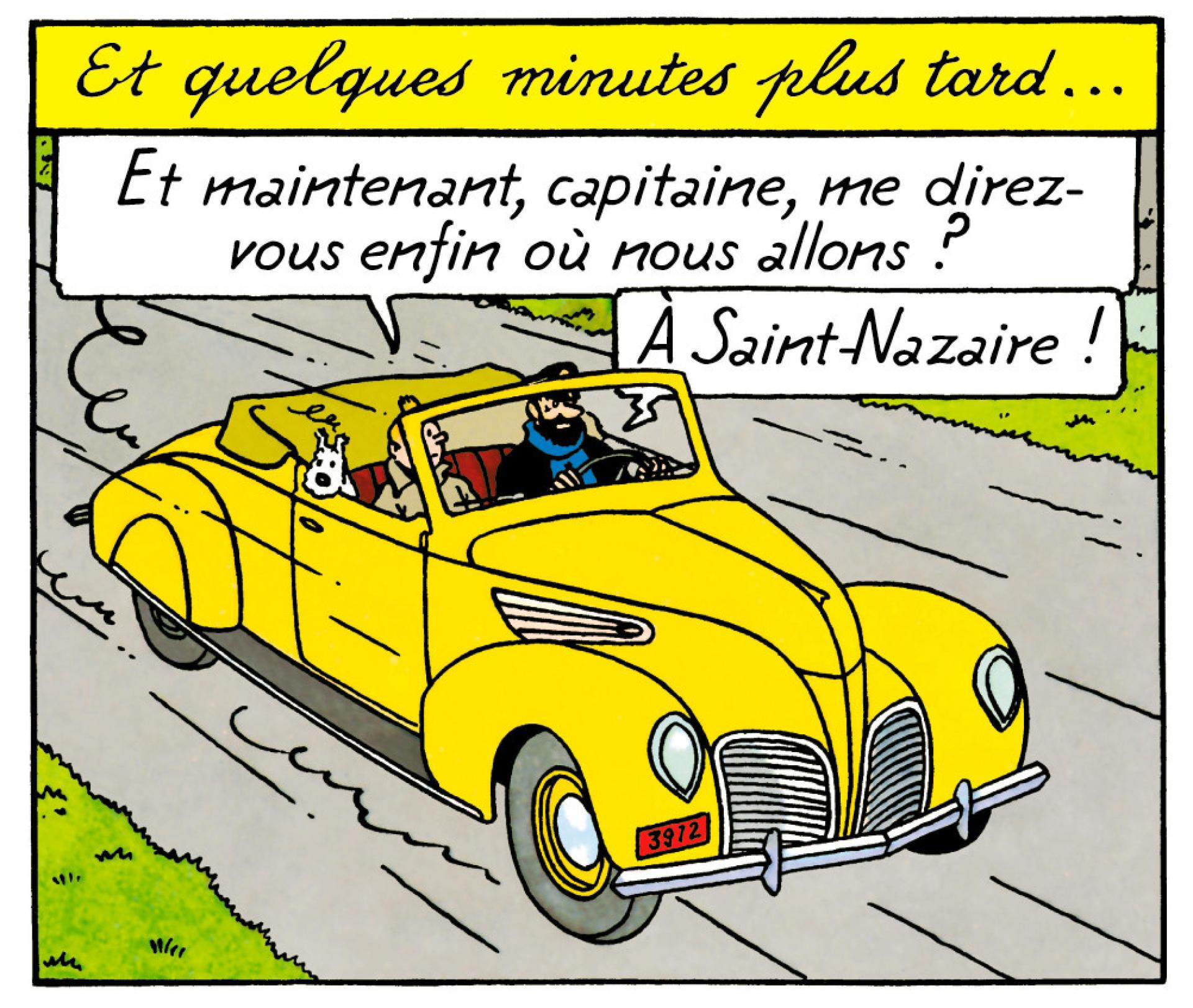 Tintin in Saint-Nazaire | Stunning Saint-Nazaire